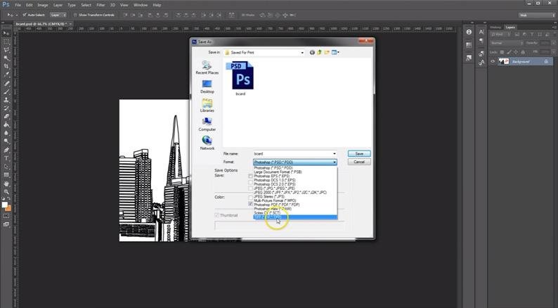 How To Save A Print Ready File In Adobe Photoshop - Clubcard Tutorials ...
