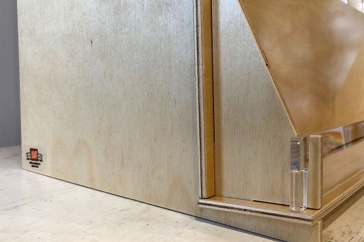 3 Tier Birch Wood Card Display For A2 Cards, Florist Cards And More ...