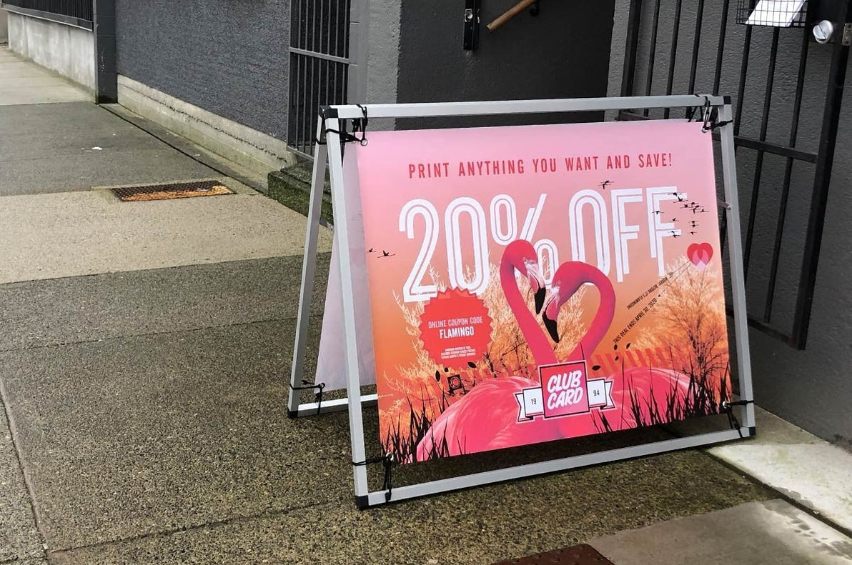 Outdoor Arena Banner and Frames Printed at Clubcard USA — Clubcard ...