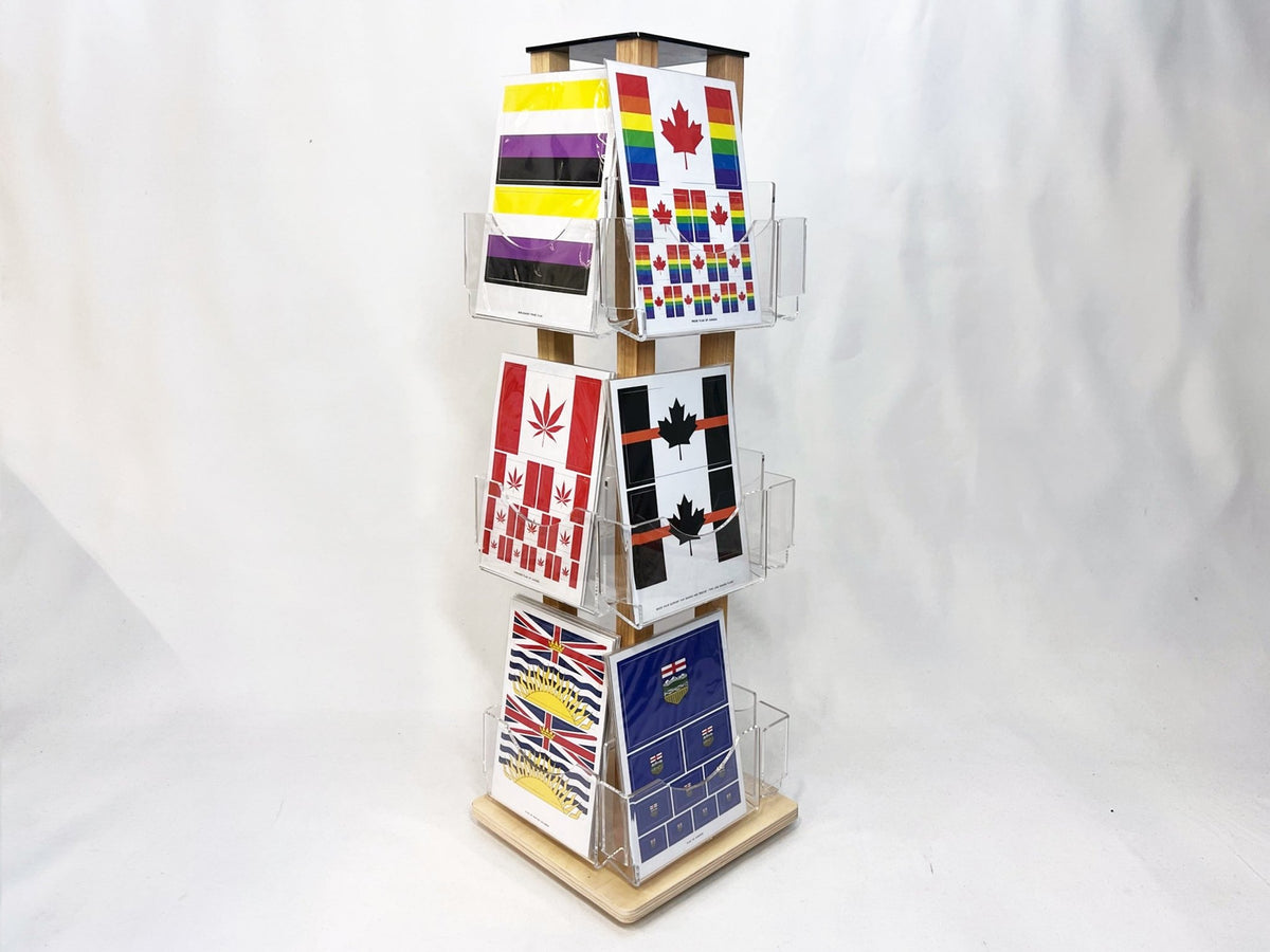 12 Pocket Rotating Card Display for Greeting Cards And Postcards ...