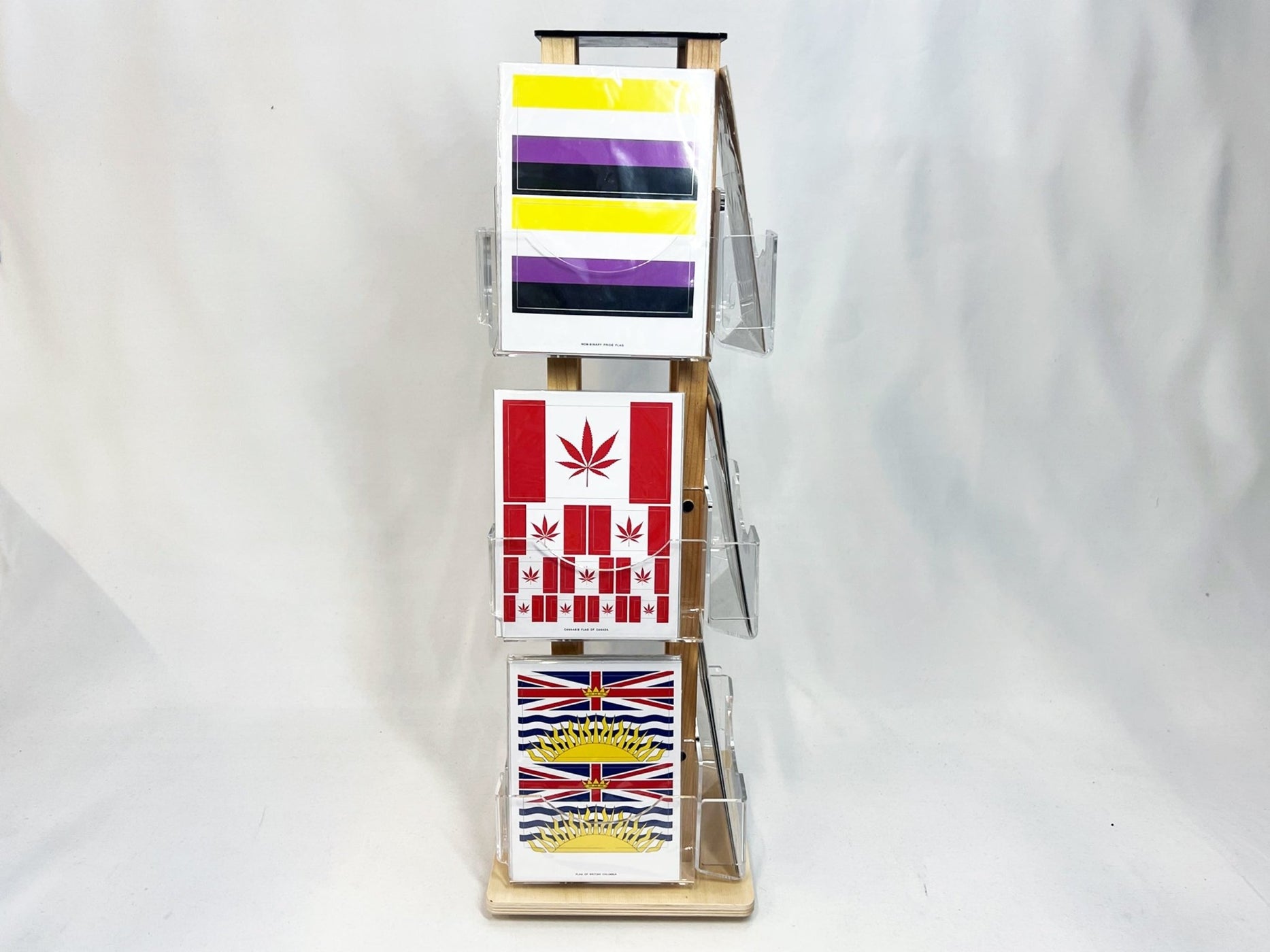 12 Pocket Rotating Card Display for Greeting Cards And Postcards ...