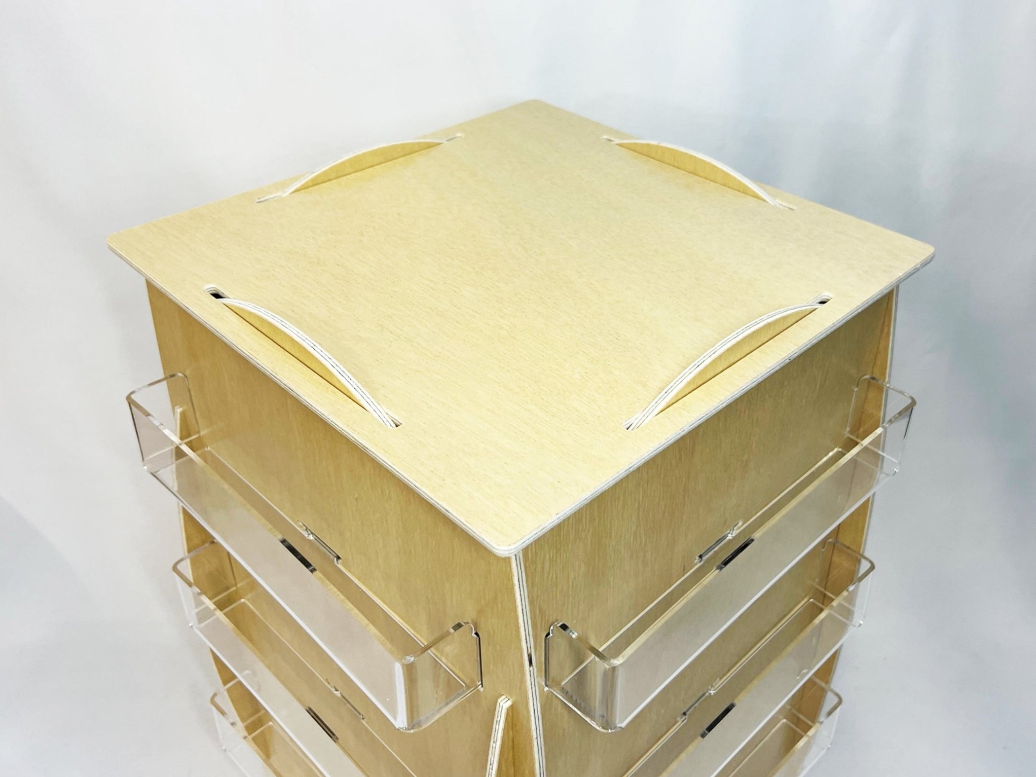 16-Pocket Countertop Spinner – Birchwood Display Rack for Cards ...