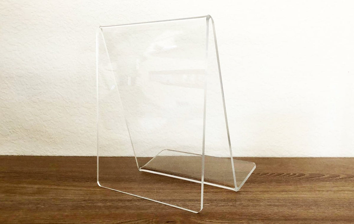 Heavy-Duty Clear Acrylic Book Display Stand – 6" Wide | Made in USA ...