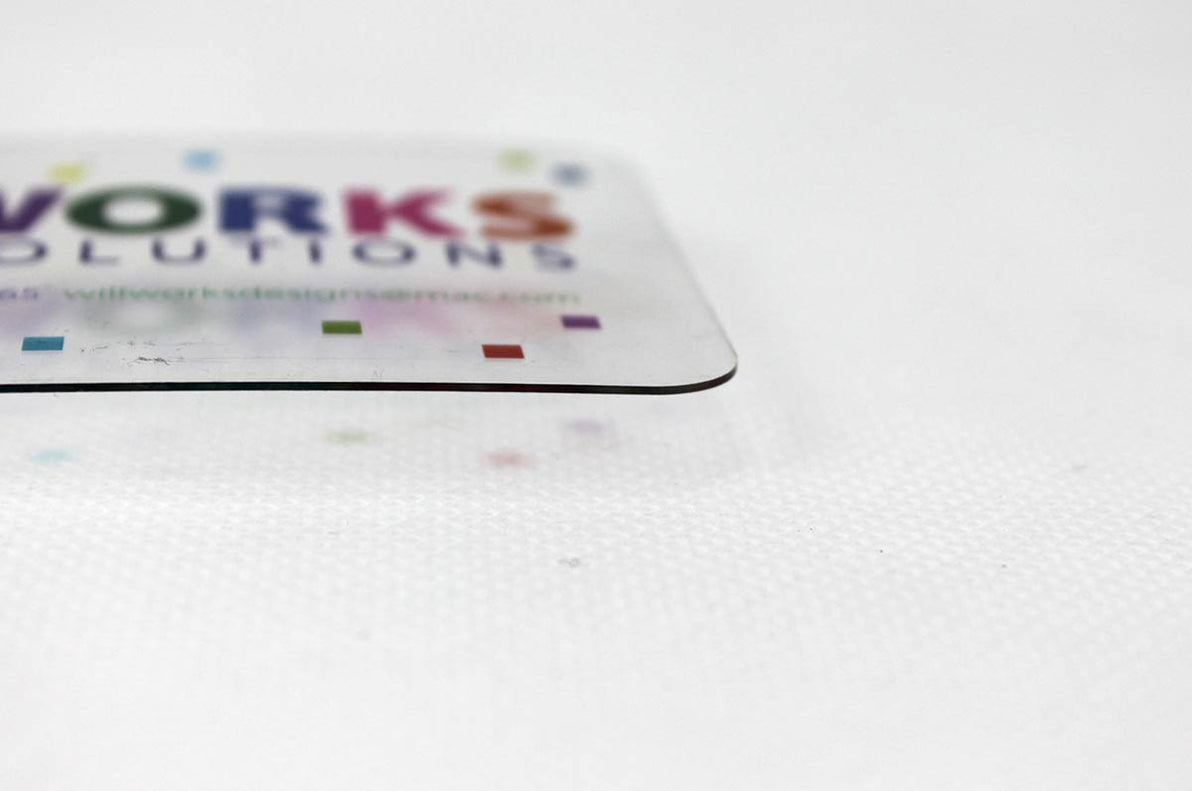 Clear Plastic Business Card Printing On 20pt Stock — Clubcard Printing USA