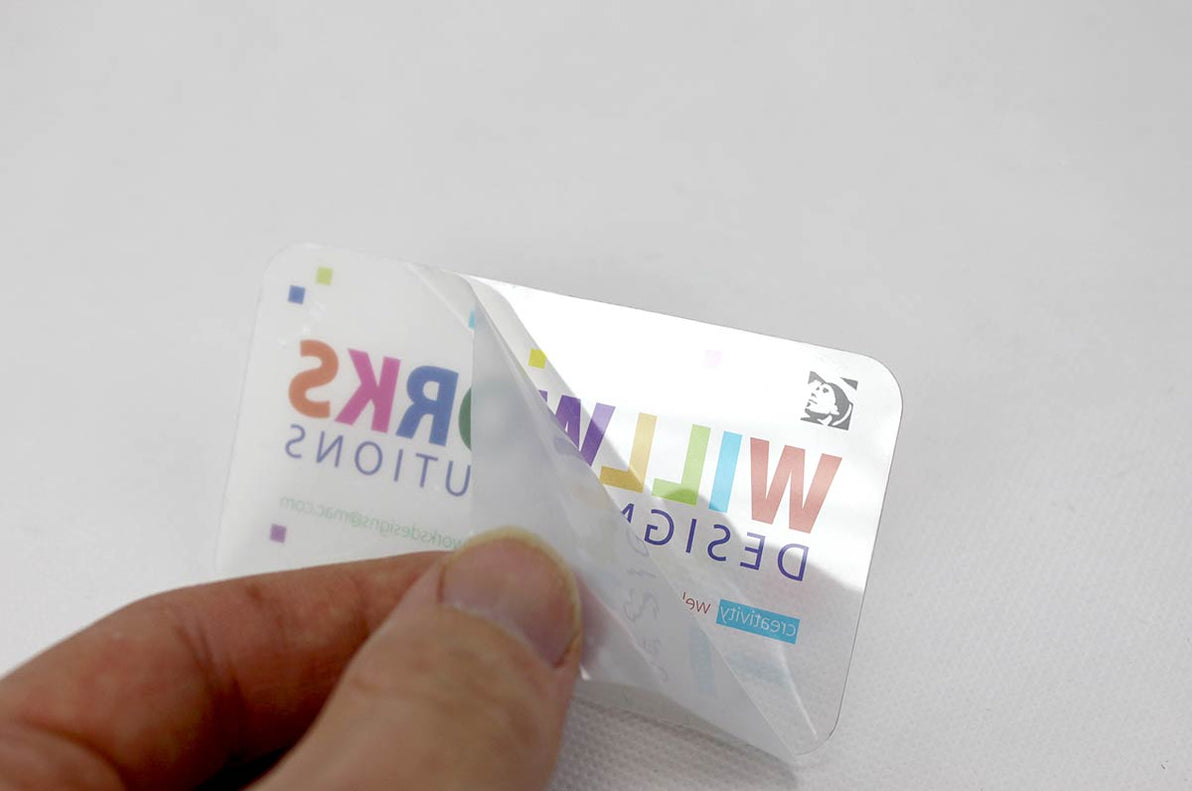 Clear Plastic Business Card Printing On 20pt Stock — Clubcard Printing USA