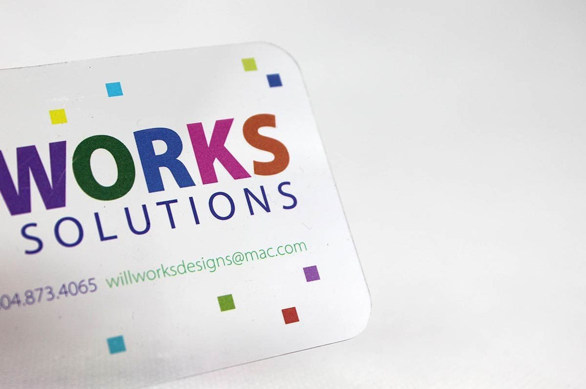 Clear Postcards Printed In Full Color On 20pt Transparent Plastic ...