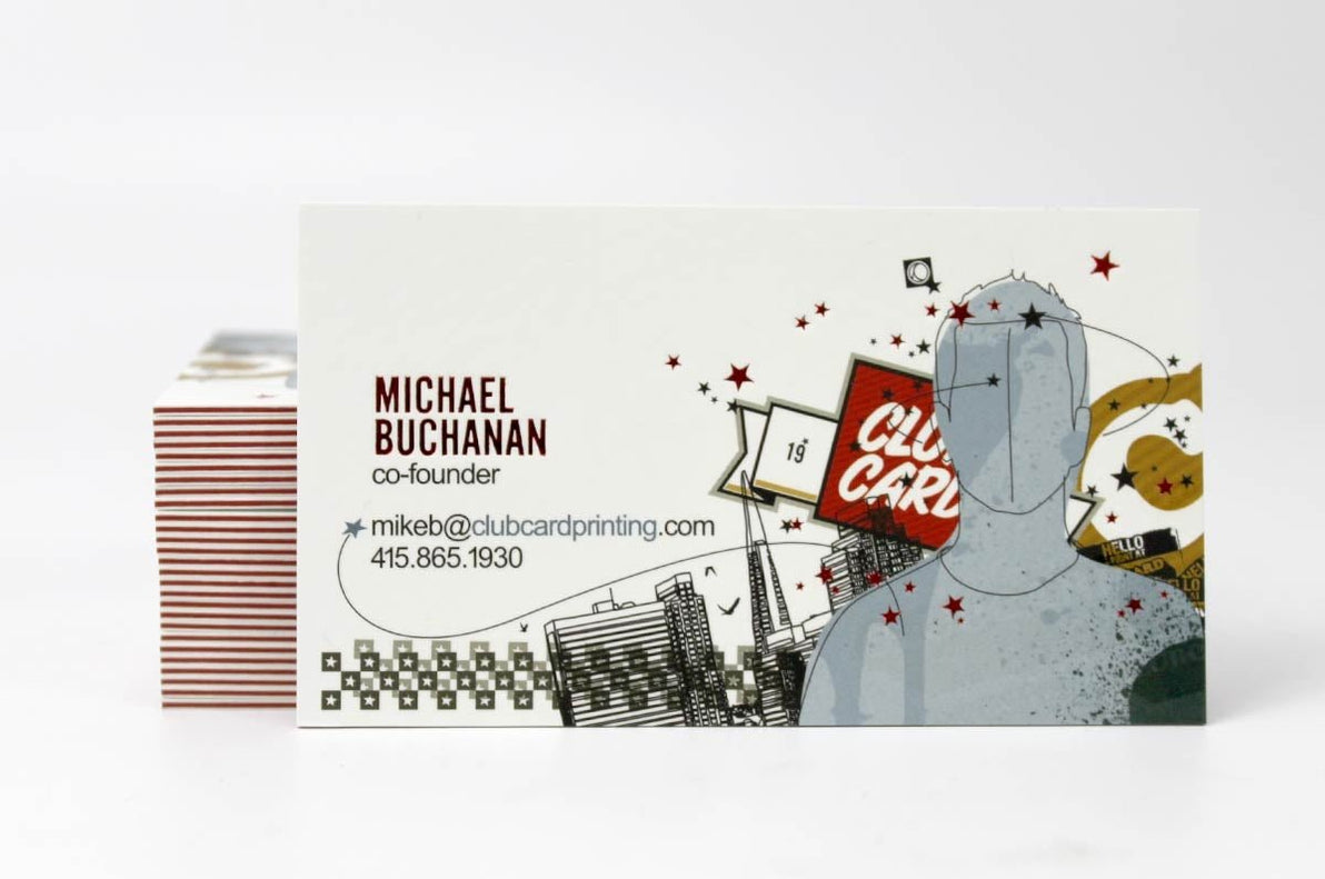 Three Layer 40pt Thick Silk Laminated Color Core Cards With Foil Stamp ...