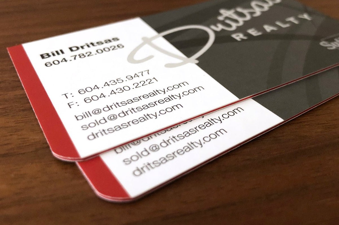 Three Layer Color Core Cards Printed On Hefty 37pt Uncoated Stock ...