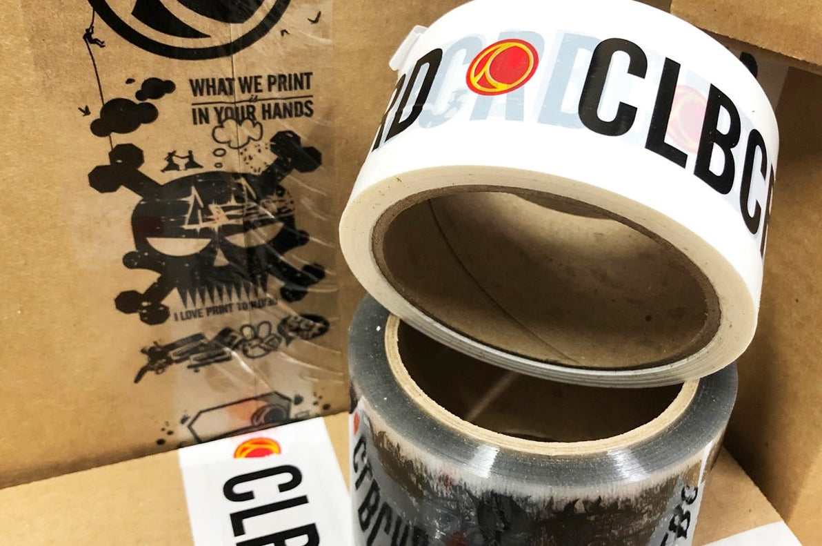 Print Your Own Packing Tape With Your Logo Or Message — Clubcard ...