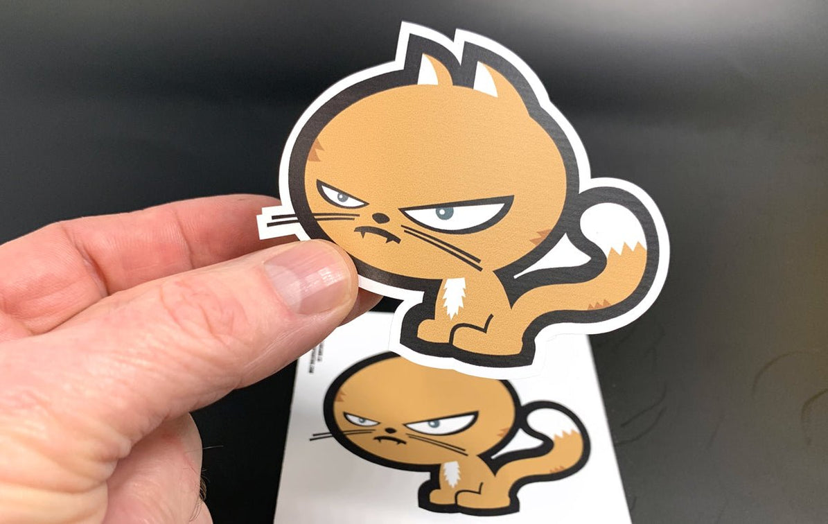 Custom Shape Vinyl Sticker Printing At Clubcard USA — Clubcard Printing USA