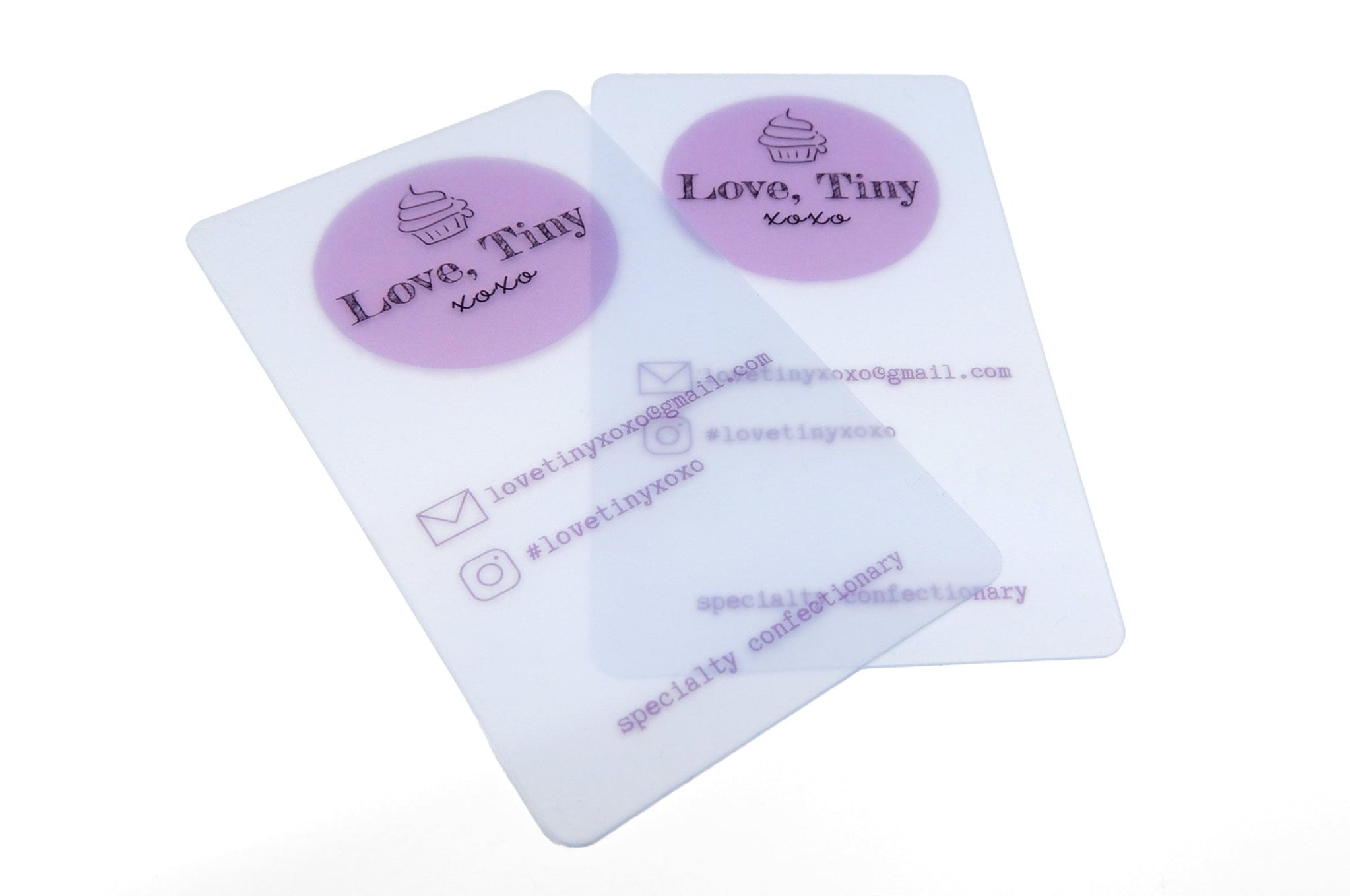 Plastic Business Card Printing On Frosted 20pt Stock. — Clubcard ...