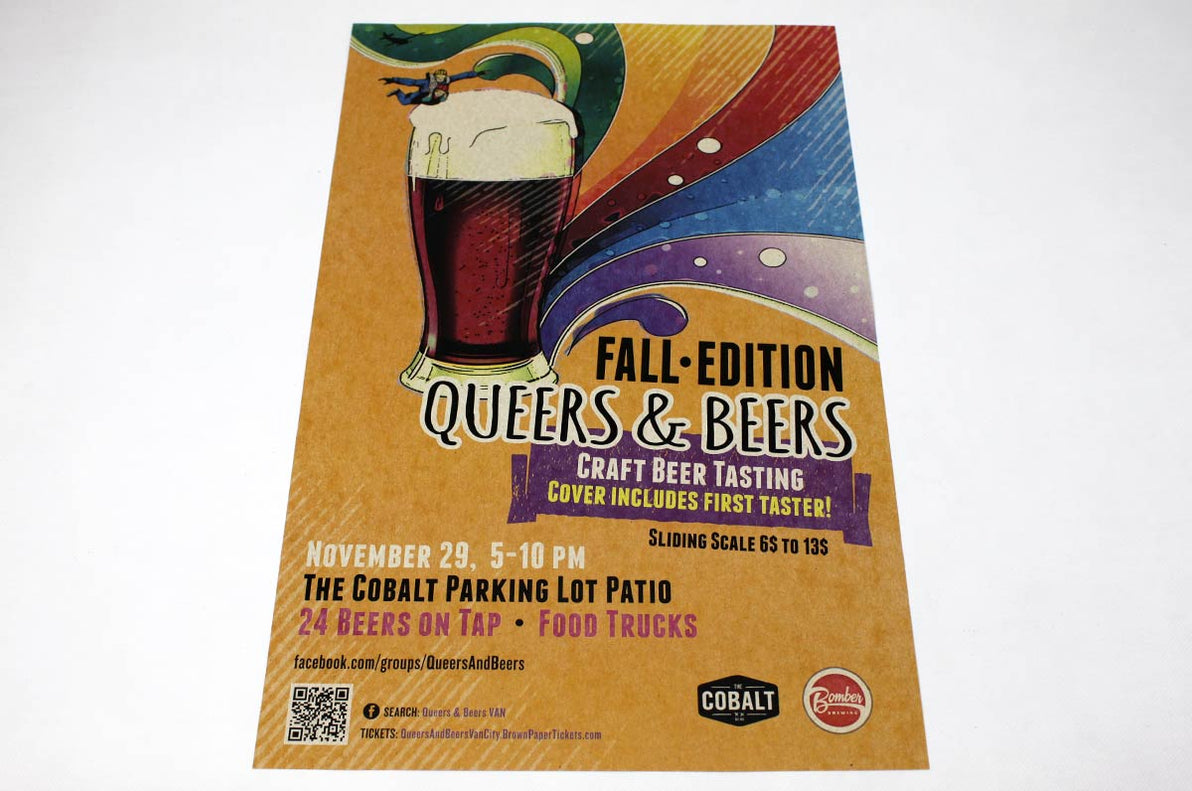 Recycled 80lb Desert Storm Kraft Paper Poster Printing | Clubcard ...