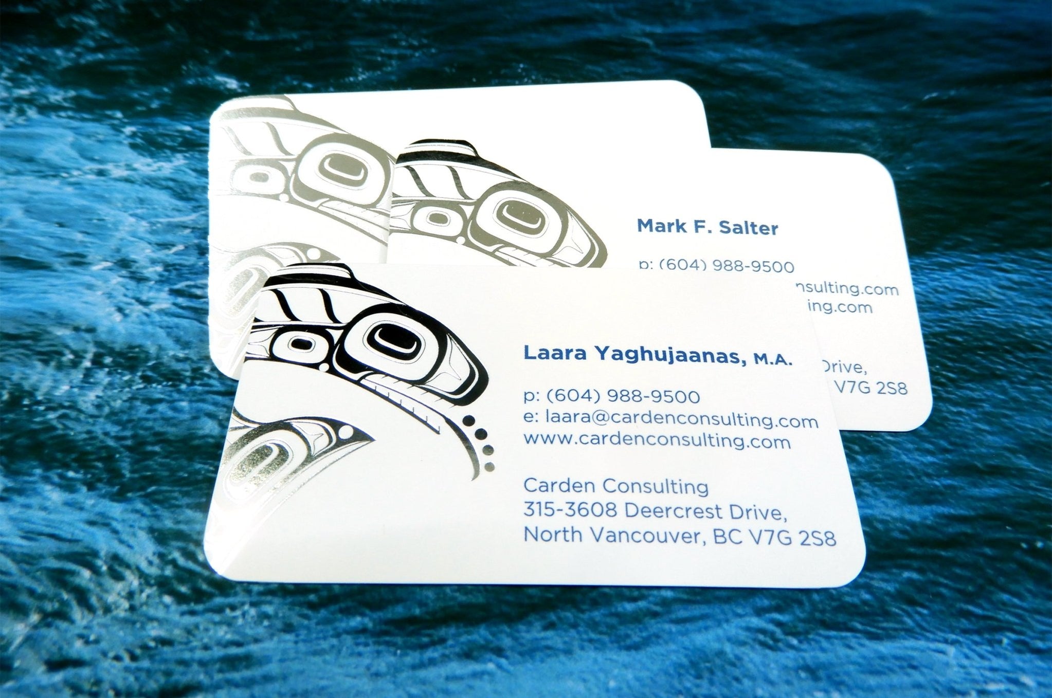 Silk Laminated Cards With Die Cutting, UV Gloss And Foils | 22PT Stock ...