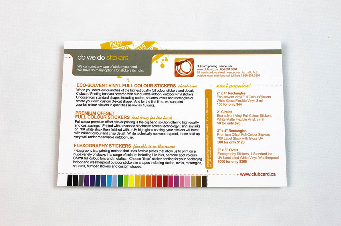 Print Large Cards On 19pt Silk Laminated Card Stock Wit UV Spot Gloss ...