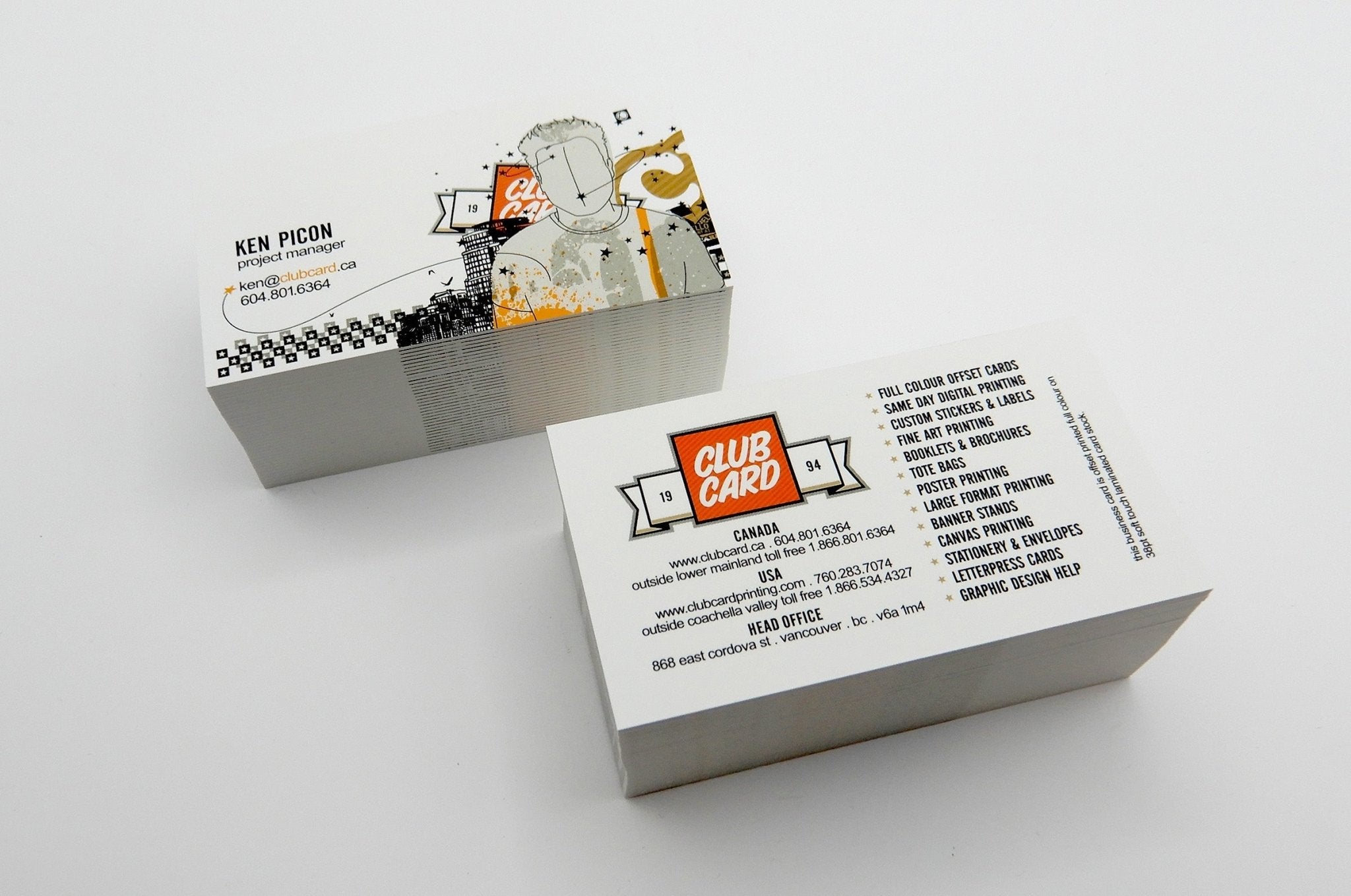 Silk, Suede and Soft Touch Laminated Business Card Printing | Clubcard ...