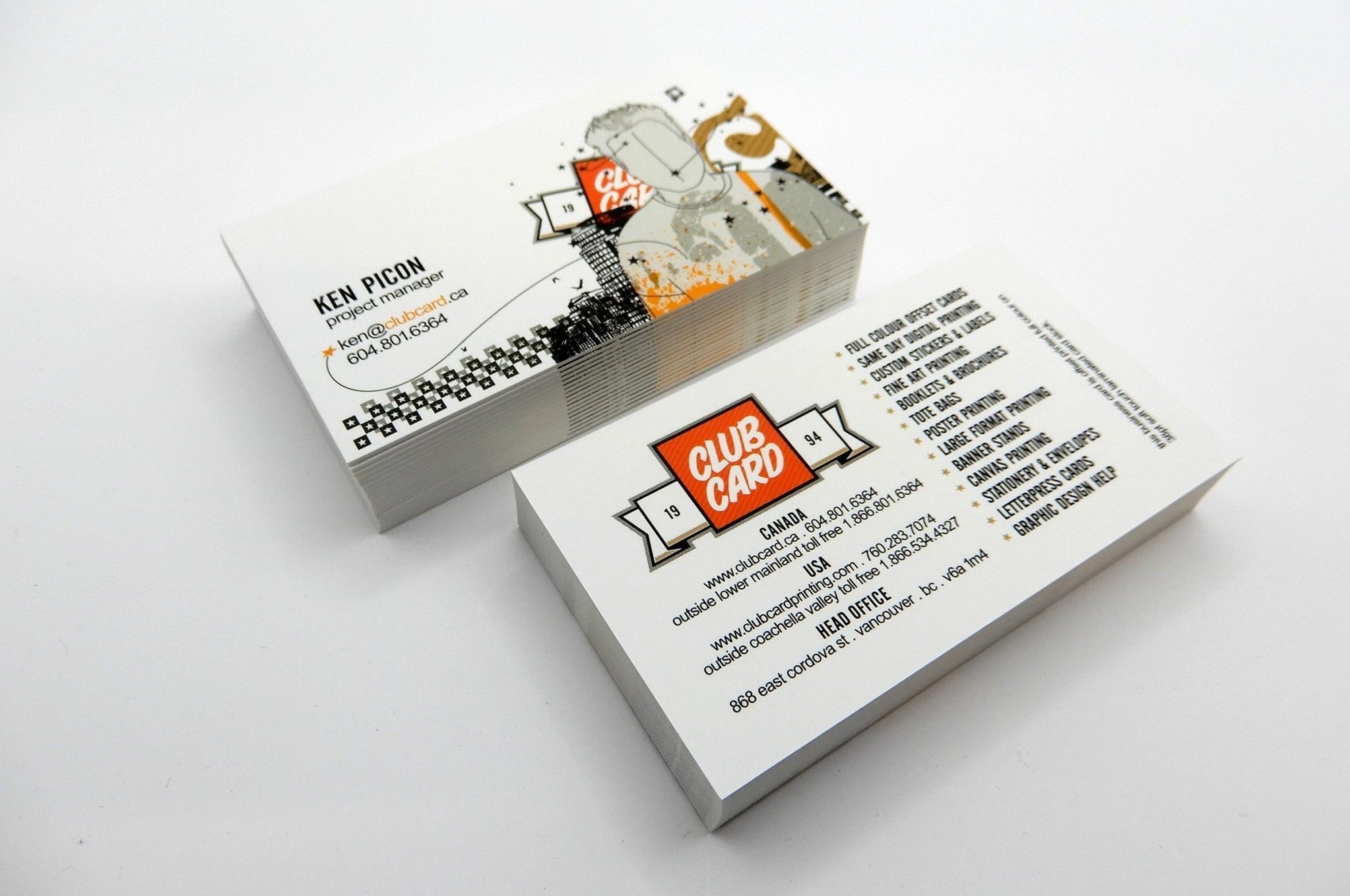 Ultra Thick Hang Tags Printed On 38PT Soft Touch Stock | Clubcard USA ...