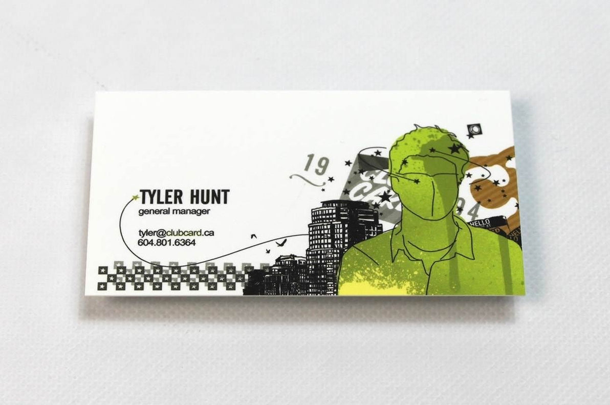 Soft Touch Laminated Rack Cards Printed On 20pt Thick Stock — Clubcard ...