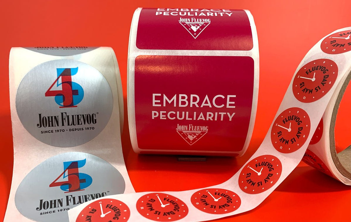 Non-Weatherproof Paper Stickers | Clubcard Printing Since 1994 ...