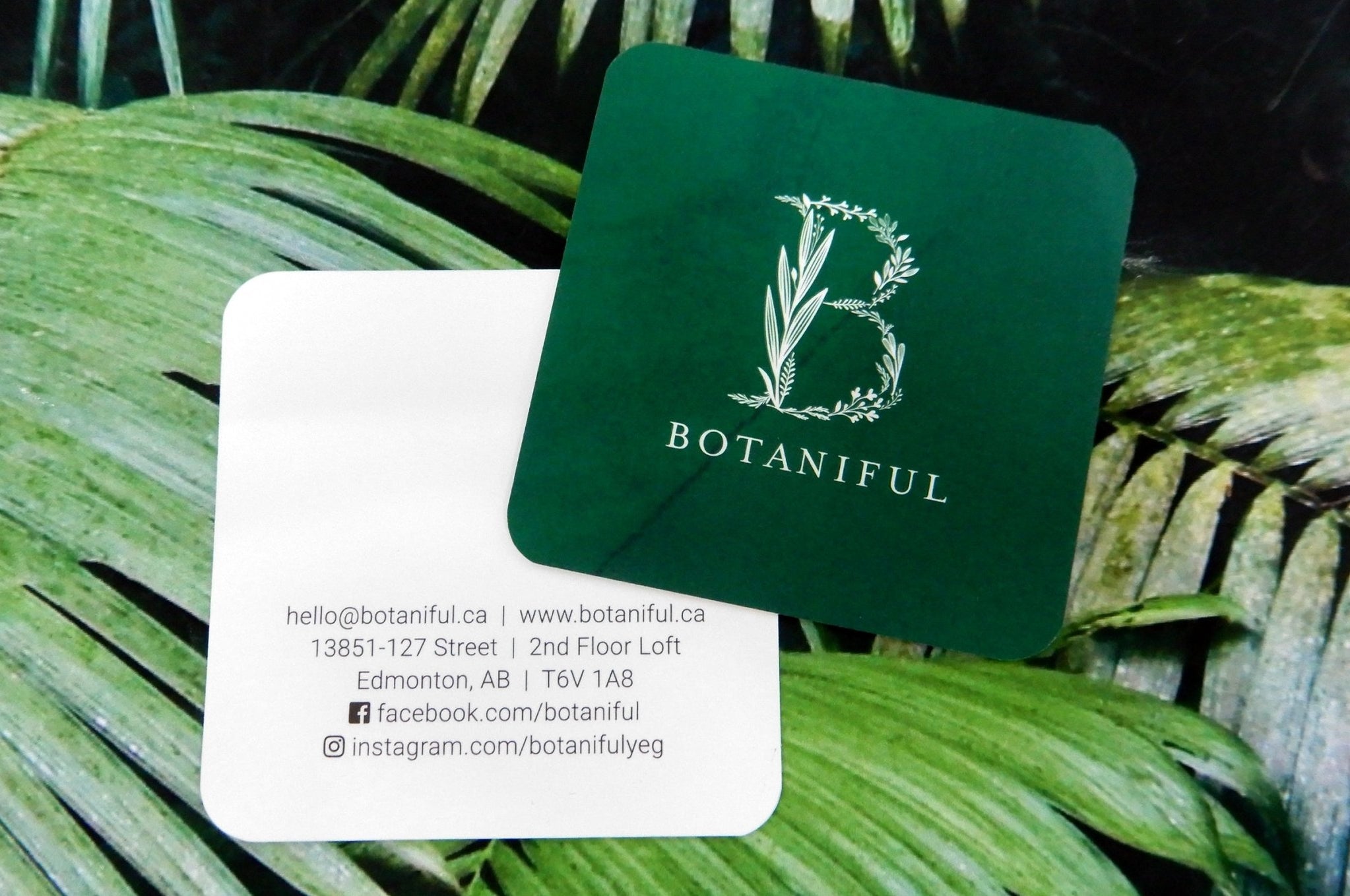 19 Point Suede Laminated Small Cards With Spot Gloss Printing ...